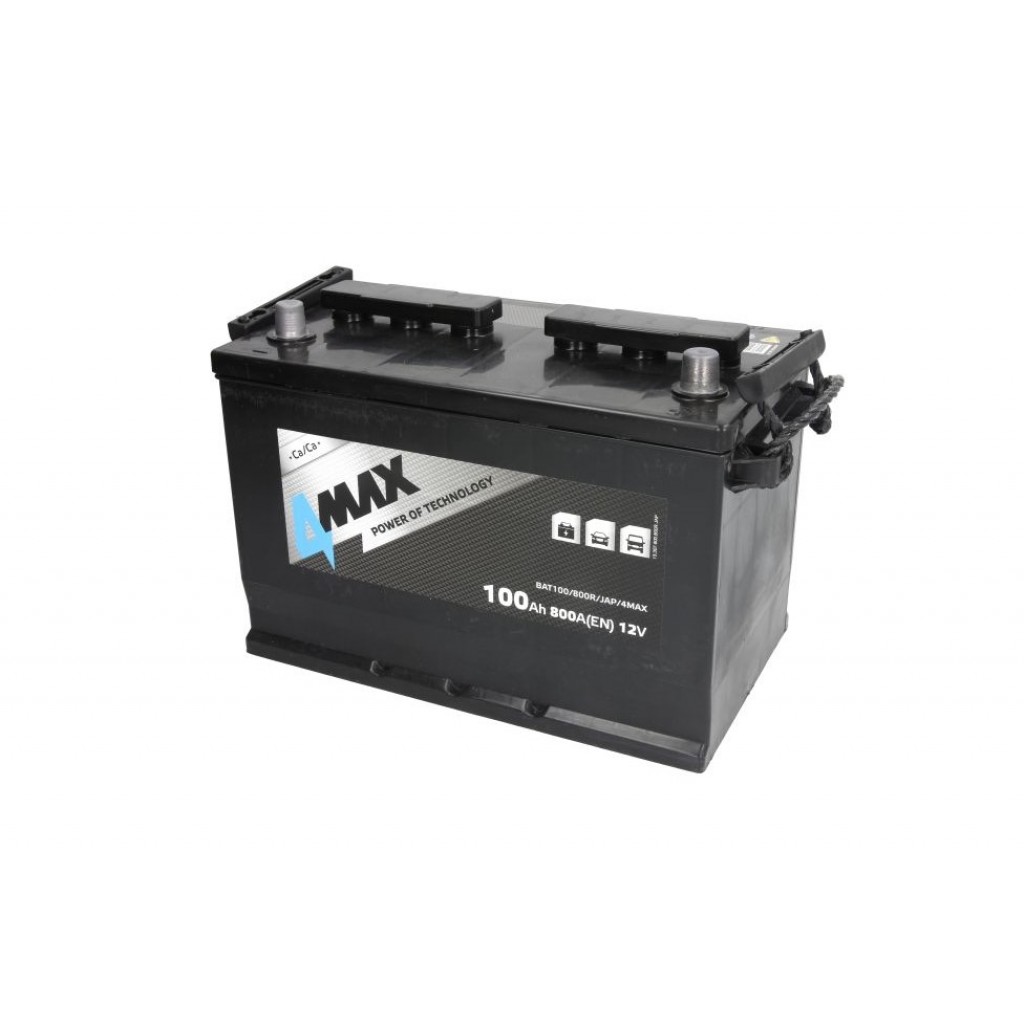 4MAX - Акумулатор 4MAX 100Ah/800A R+