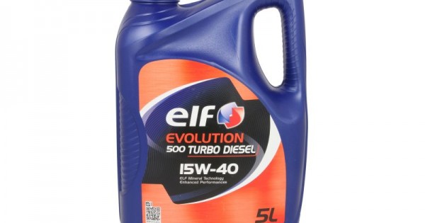 Моторно масло ELF EVOLUTION 500 TURBO DIESEL 15W40 5 литра